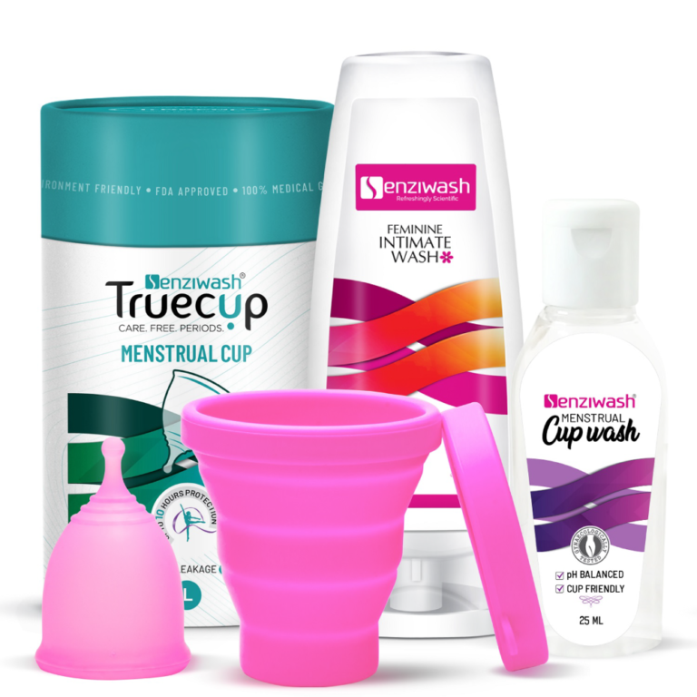 Senziwash Period kit with menstrual cup, sterilizer,Menstrual cup wash ...