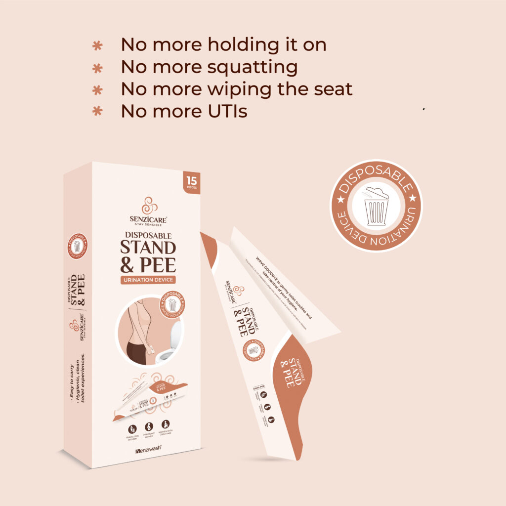 Senzicare Disposable Stand & Pee Female Urination Device for Women ...